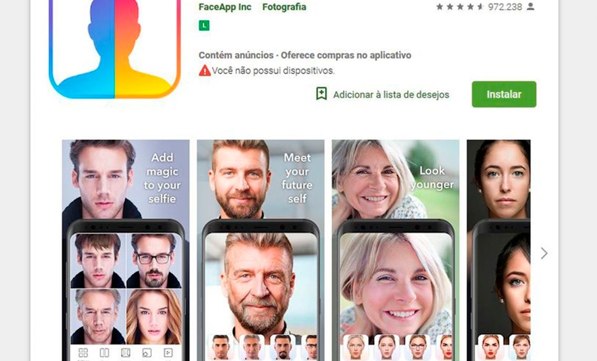 Aplicativo FaceApp pode abrir porta para abusos com dados dos usuários