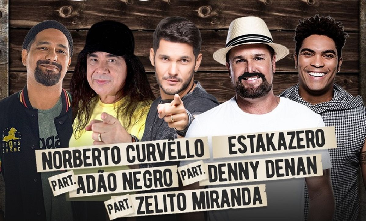 Estakazero recebe Adão Negro, Carla Cristina, Denny Denan e Zelito ...