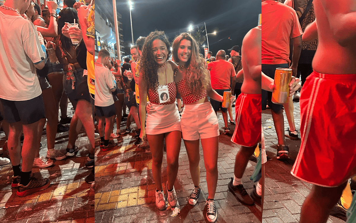Personagem de Fernanda Torres é fantasia de Carnaval de estudantes