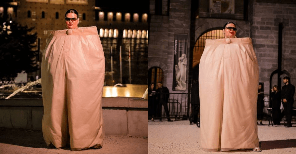 Thaís Carla viraliza ao vestir uma 'calça' na Semana de Moda em Milão ...
