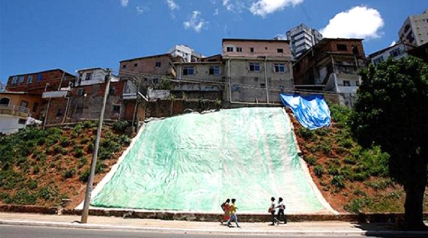 SOLUÇÃO PROVISÓRIA: Técnica da geomanta vai reduzir impacto das chuvas ...